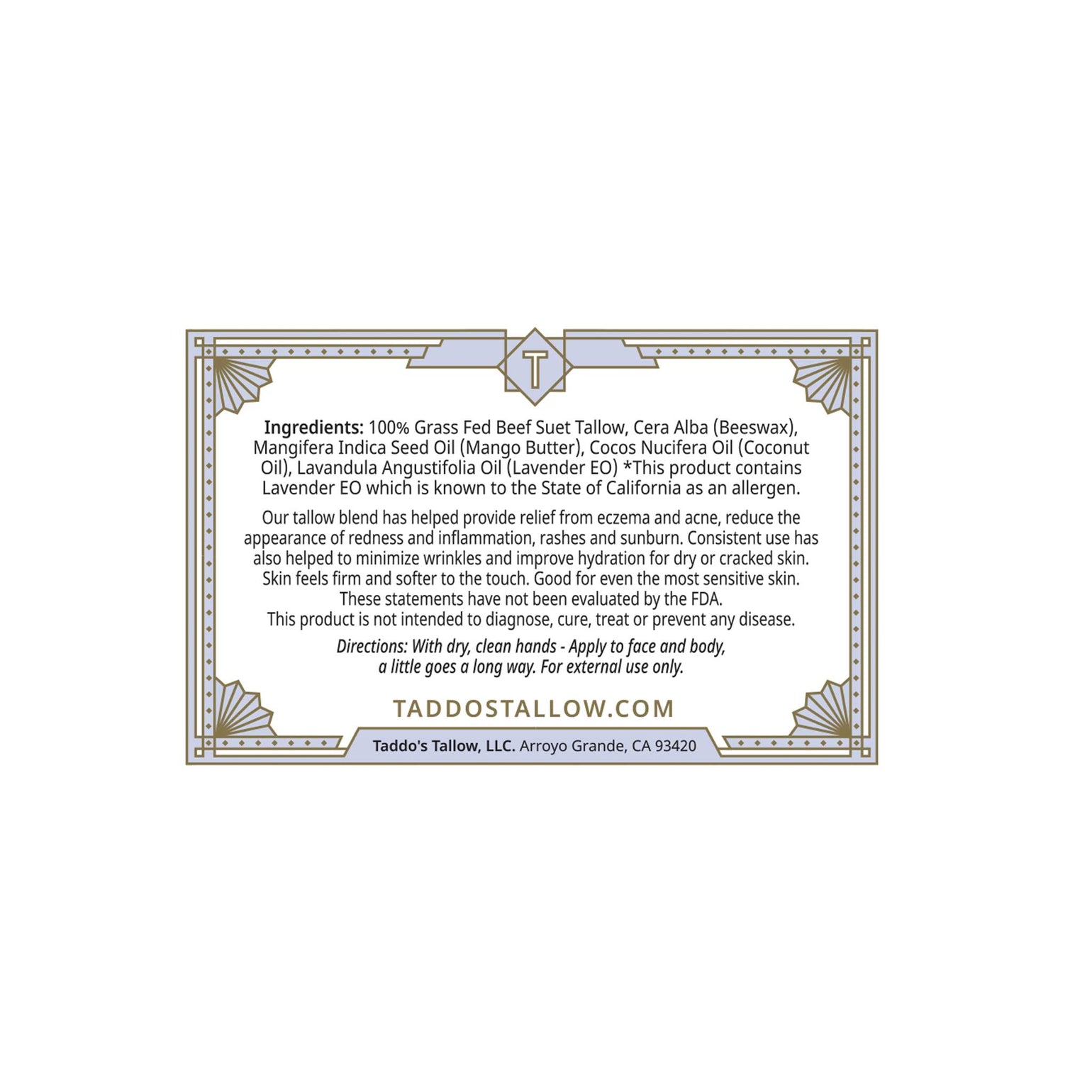 Shop All Tallow Products – Taddo's Tallow